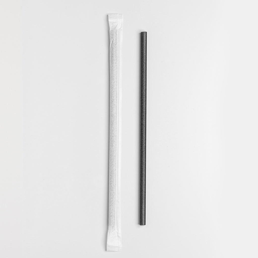 Wrapped Straws - EMP-012-BLK – Empack USA