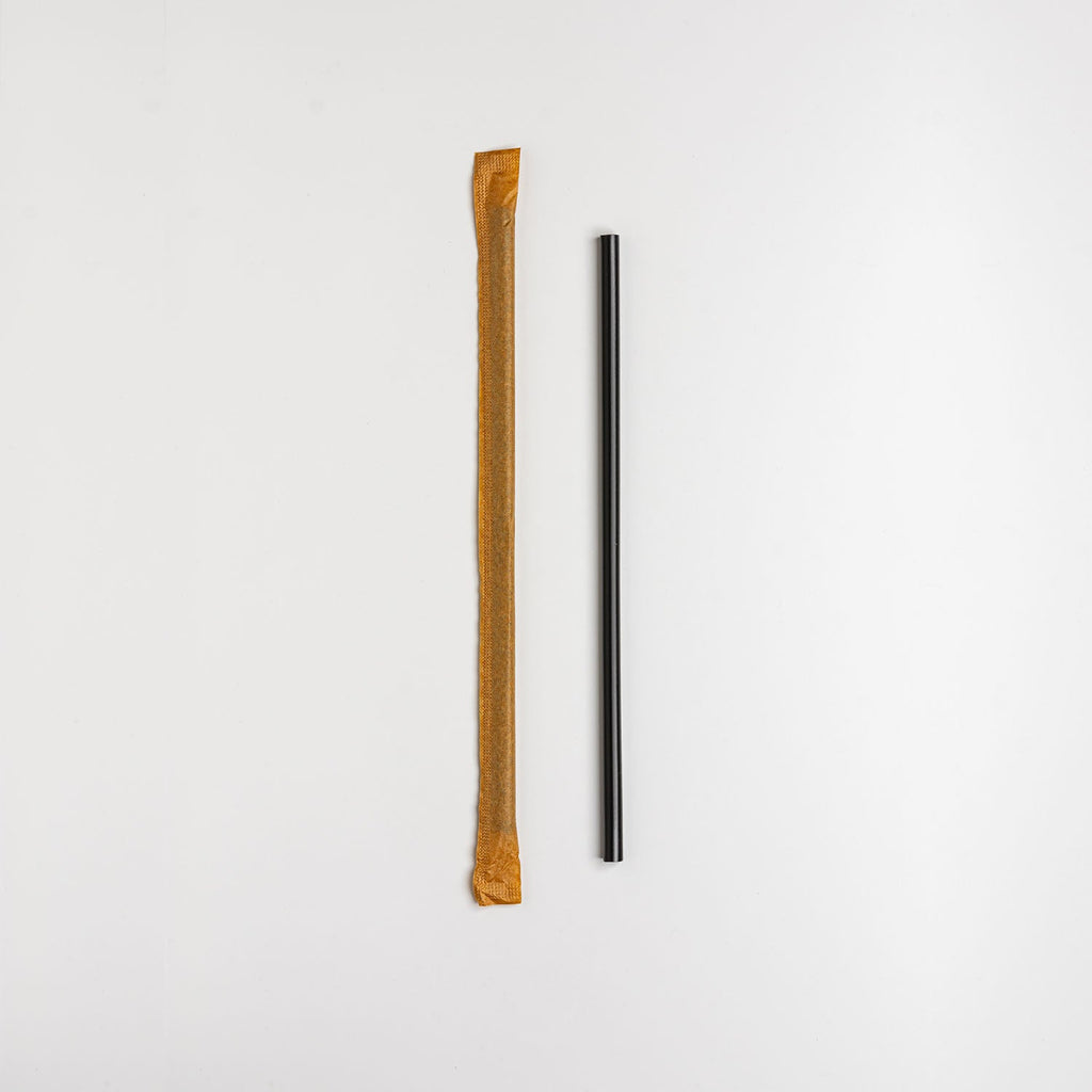 Wrapped Black Straw - BIOST-003 B – Empack USA